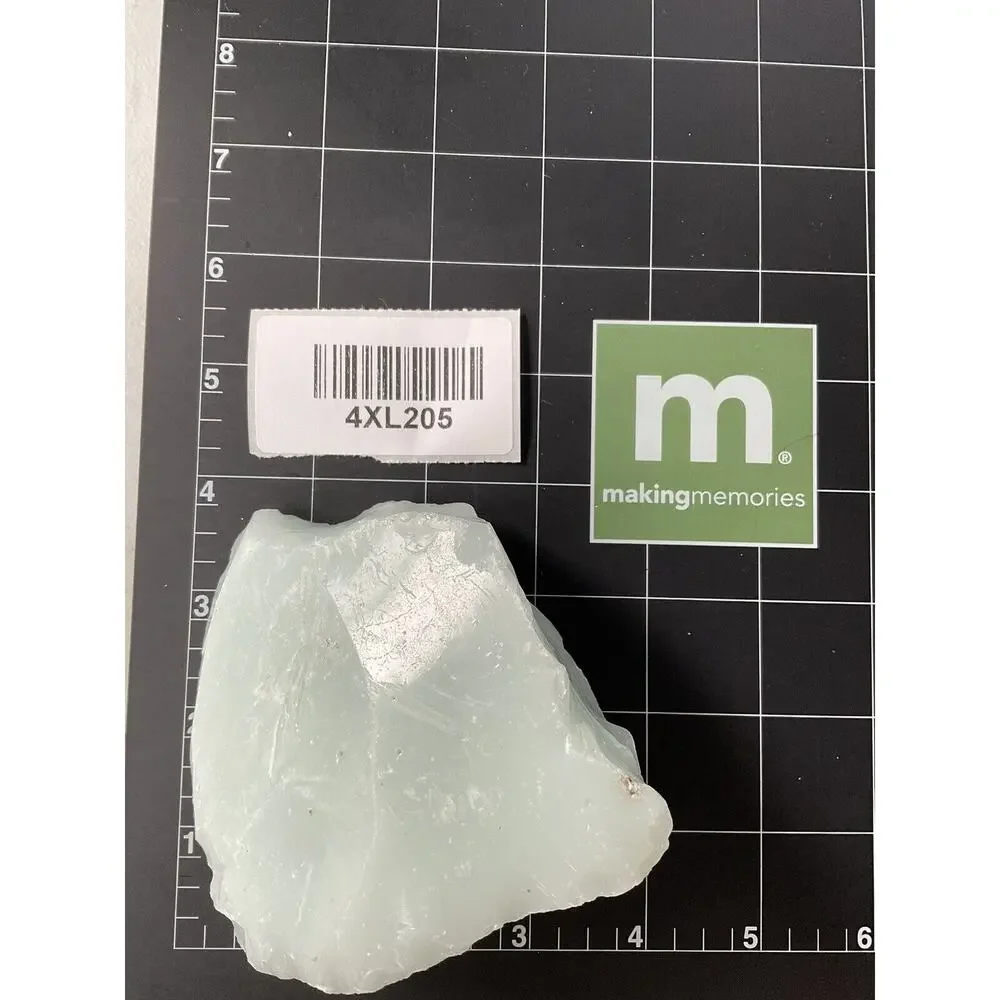 Accents | Mint Green Art Glass Cullet Slag Glass 4xl25 | Poshmark